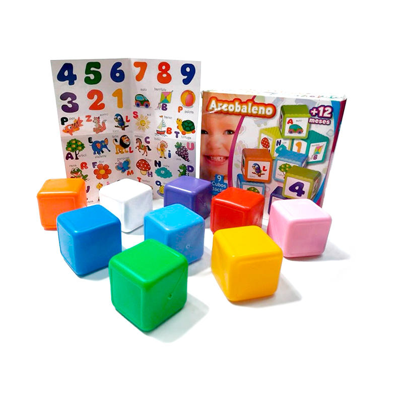 Cubos didácticos para niños bebes x9 – Gymtonic